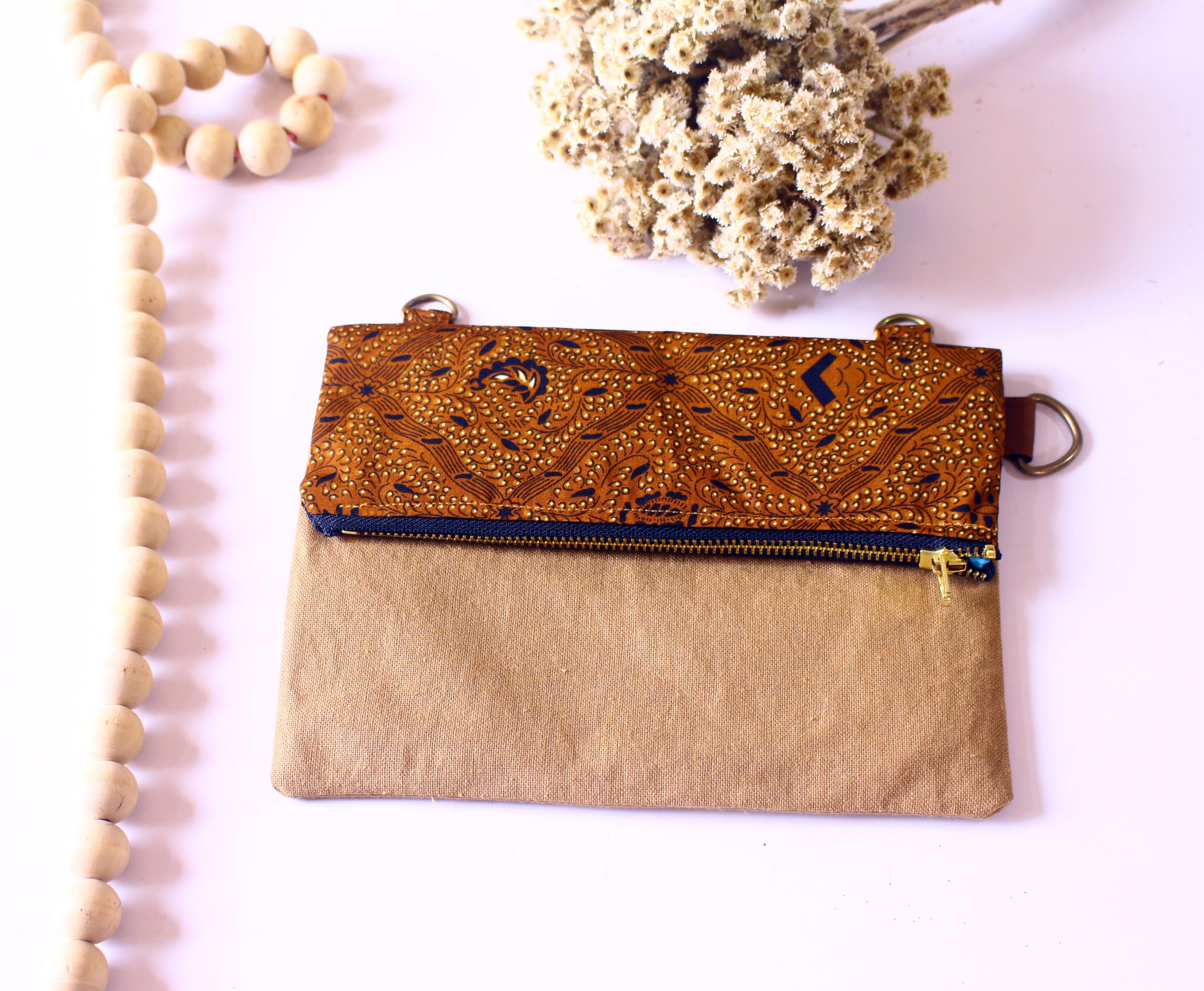 Indonesia Batik Folded Bag | Q&T Indonesia Batik Folded Bag